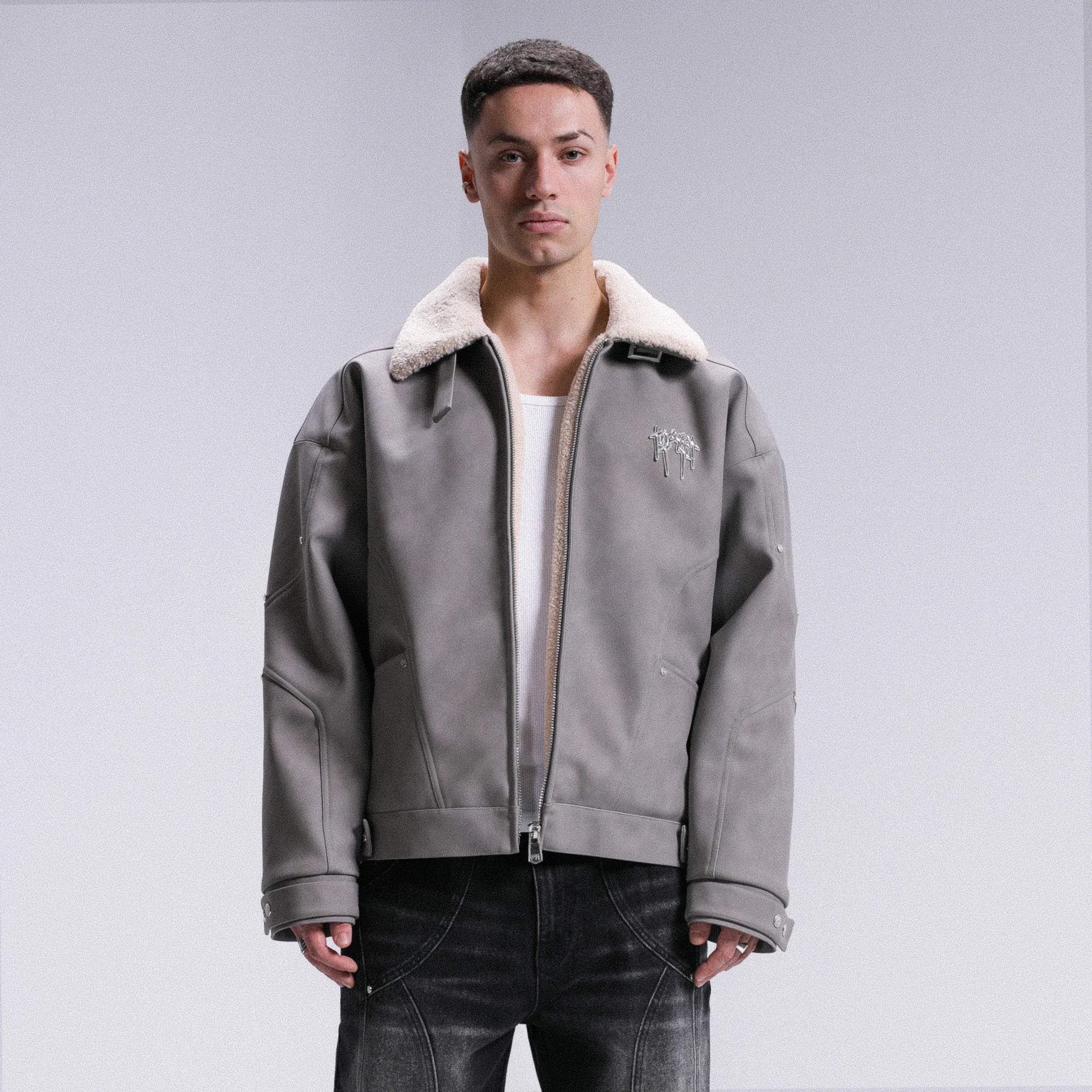 Grey Aviator Jacket – Devilry
